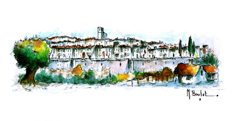Le village - Atelier Michel Boulet